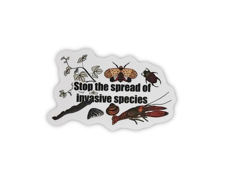 Invasive Species Awareness Sticker | Nature and Wildlife Decal for ...