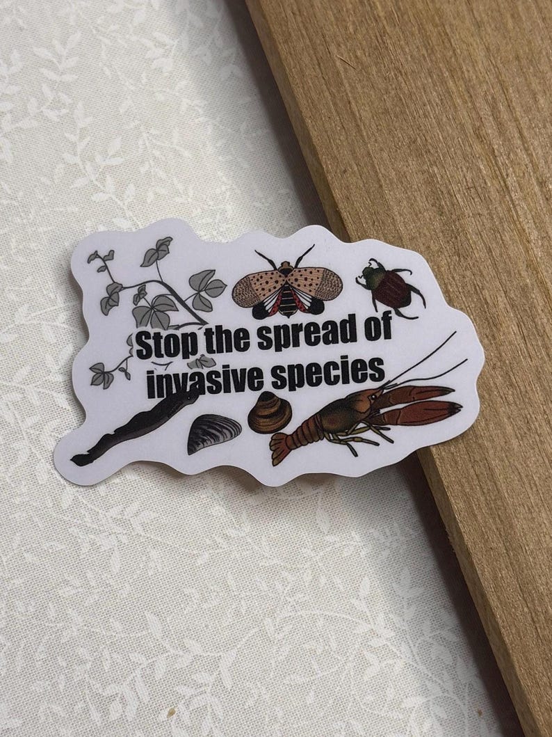 Invasive Species Awareness Sticker | Nature and Wildlife Decal for ...