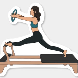 Pilates, Motivational Sticker, Pilates Sticker for Laptops, Water ...