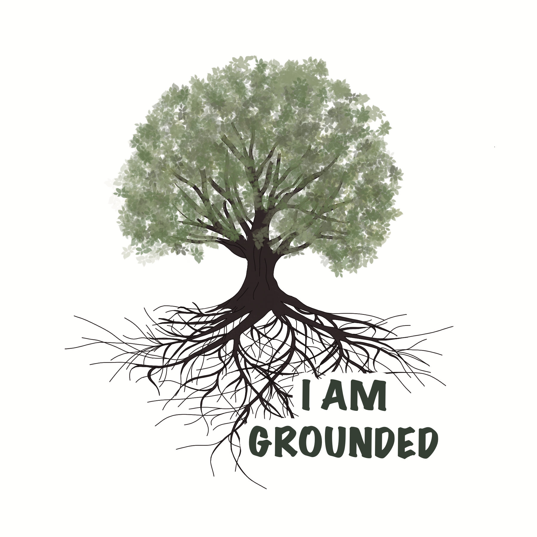 I Am Grounded Motivational Science Waterproof Vinyl Sticker, Unique ...