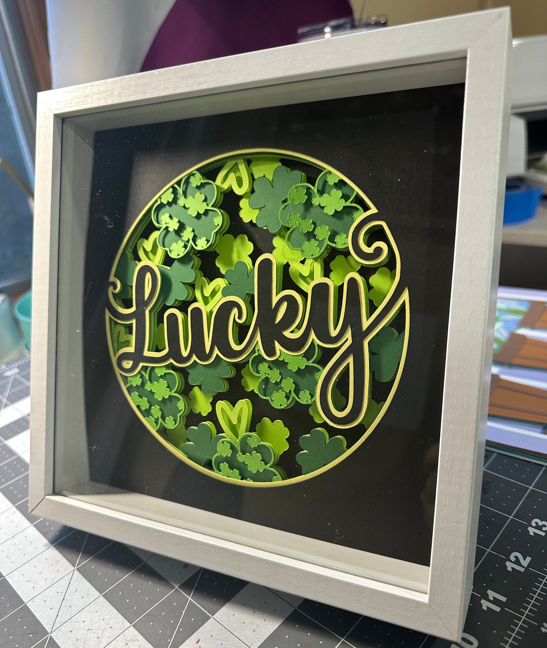 Lucky Shadow Box - Etsy