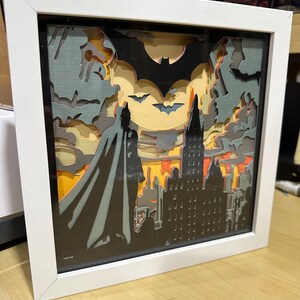 Batman Shadow Box - Etsy