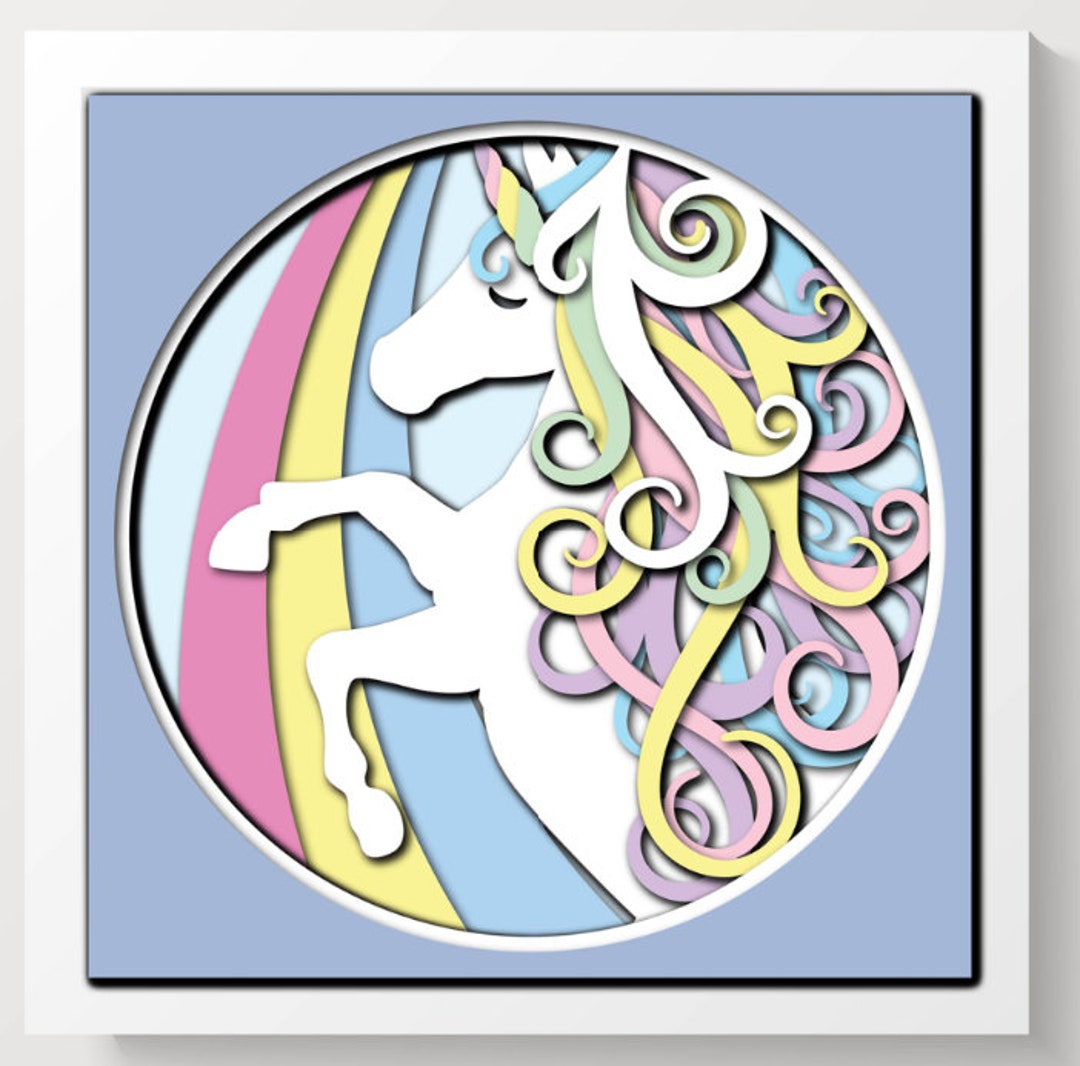 Unicorn Shadow Box - Etsy
