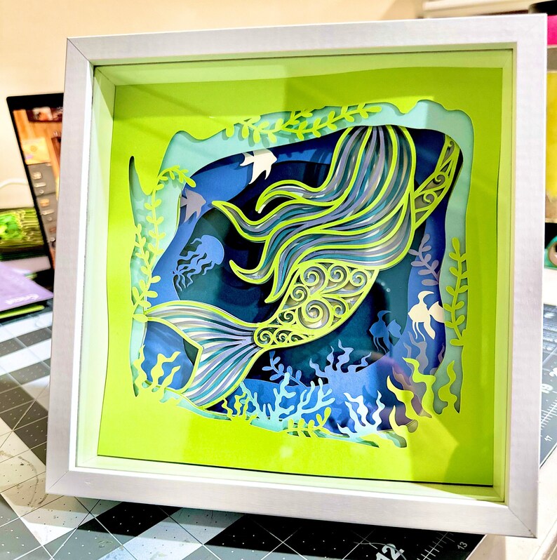 Mermaid Shadow Box - Etsy
