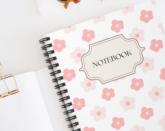 Pink Spiral Notebook Girly Notebook Light Pink Notebook Gift for Her - Etsy