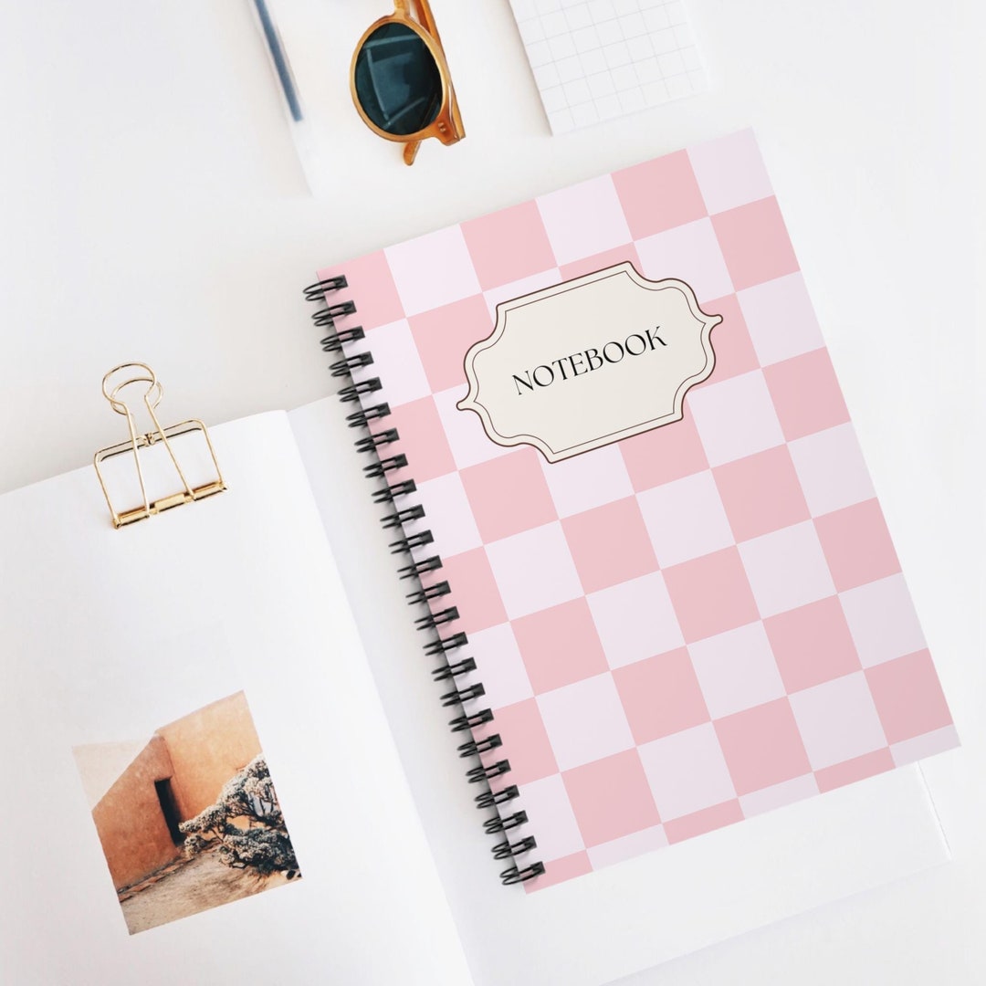 Pink Spiral Notebook Girly Notebook Light Pink Notebook Gift for Her - Etsy