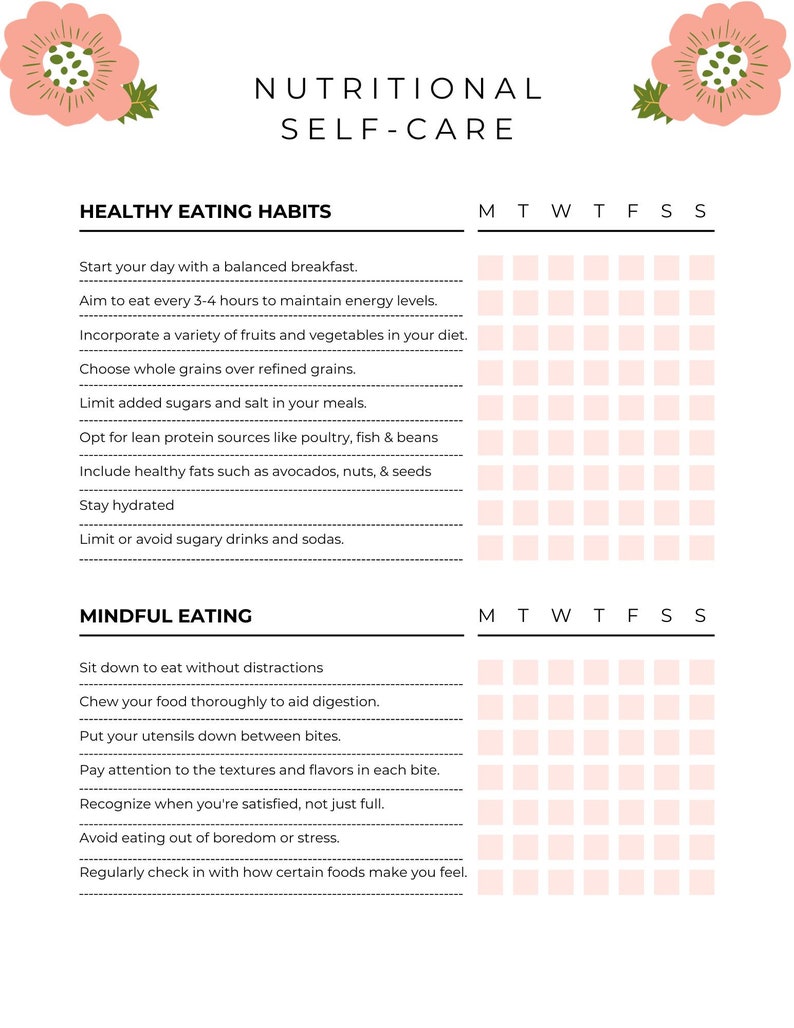 Ultimate Self-care Kit: Checklist, Trackers, and More | Printable ...