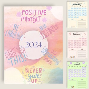 2024 Inspirational Calendar | Motivational Quotes | Wall Calendar ...