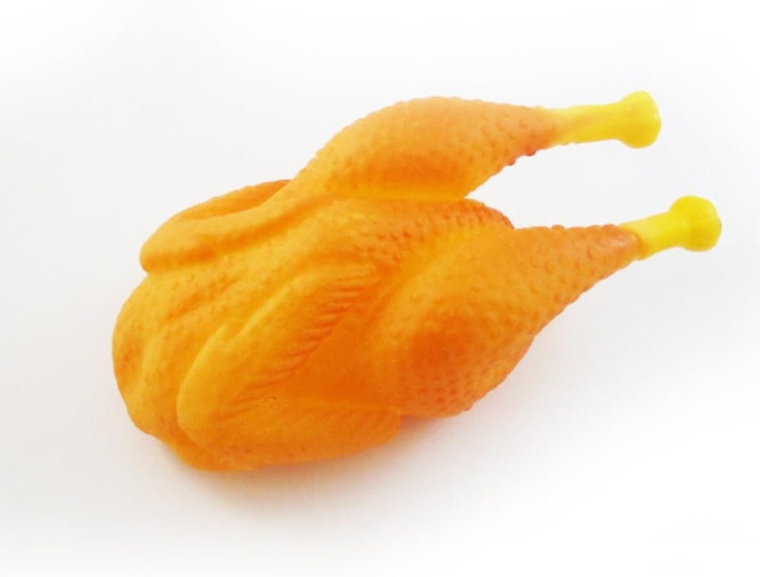 Screaming Rubber Chicken Pet Dogs Puppy Toy Shrilling Squeak Chew Sound ...