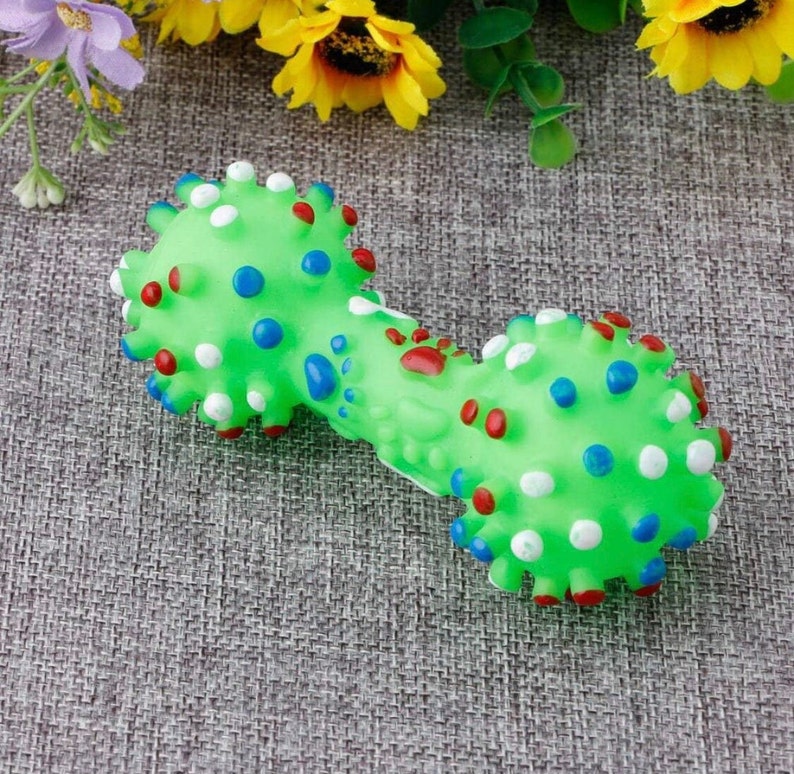 Dog Squeaky Bone pack of 2 - Etsy