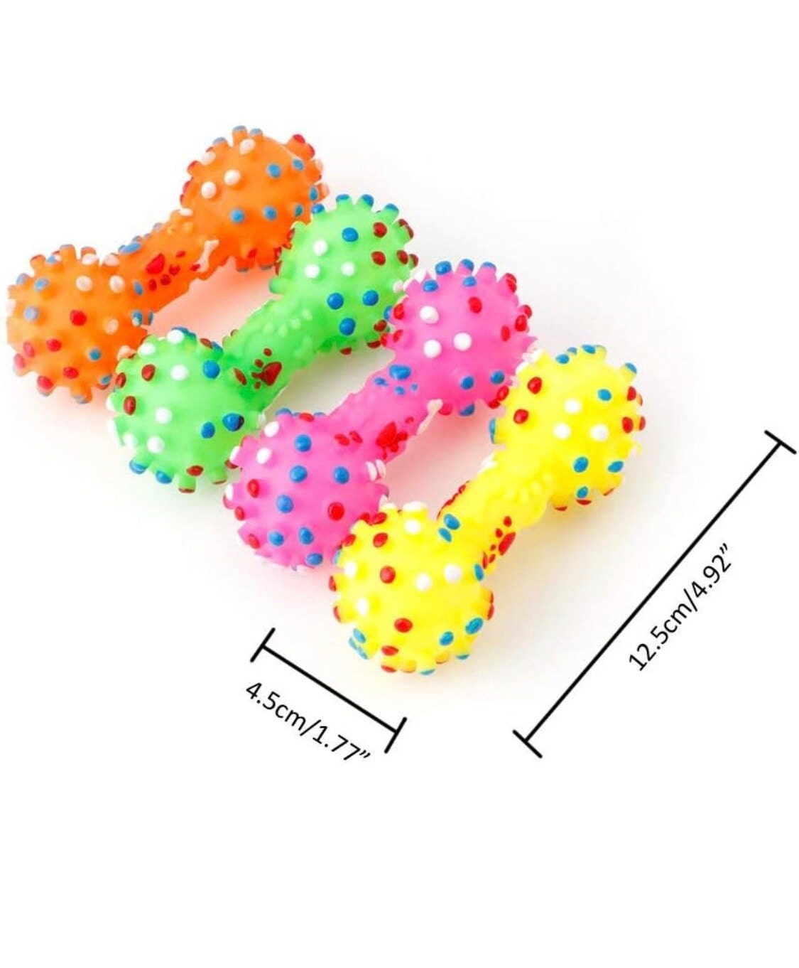 Dog Squeaky Bone pack of 2 - Etsy