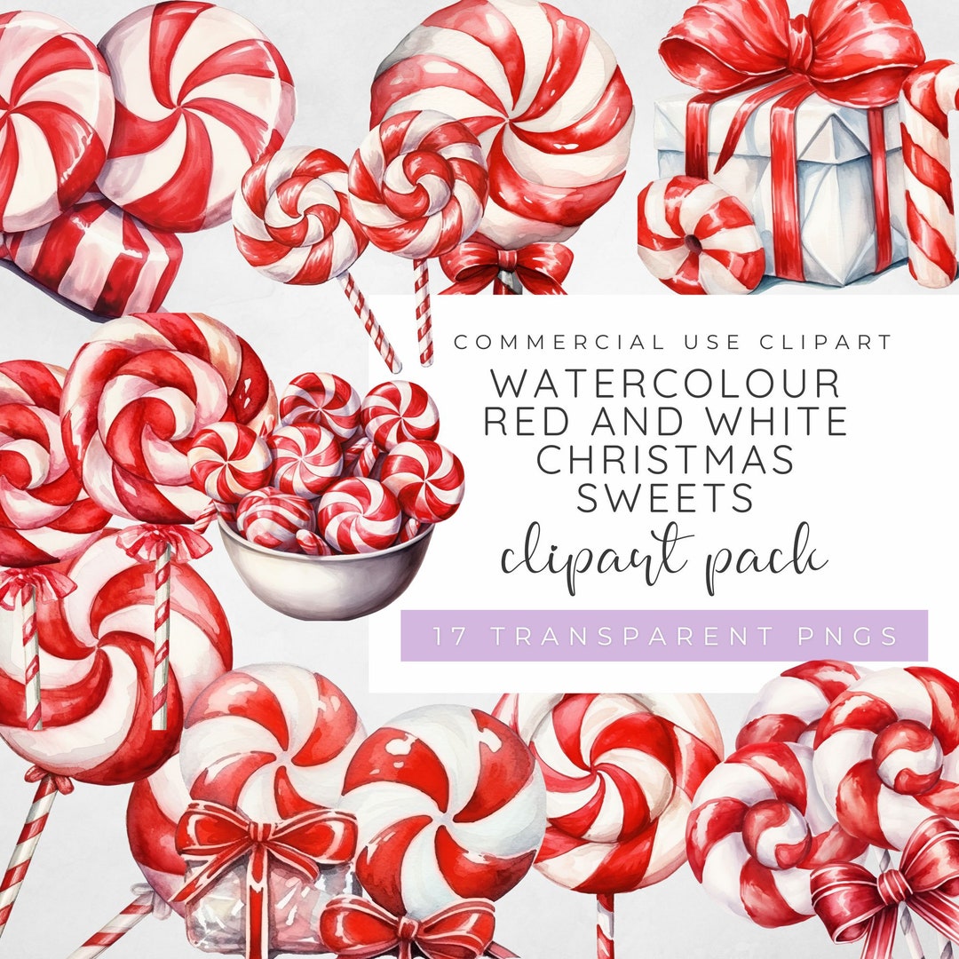 Christmas Sweets Clipart, Christmas Candy Cane Clipart, Christmas ...