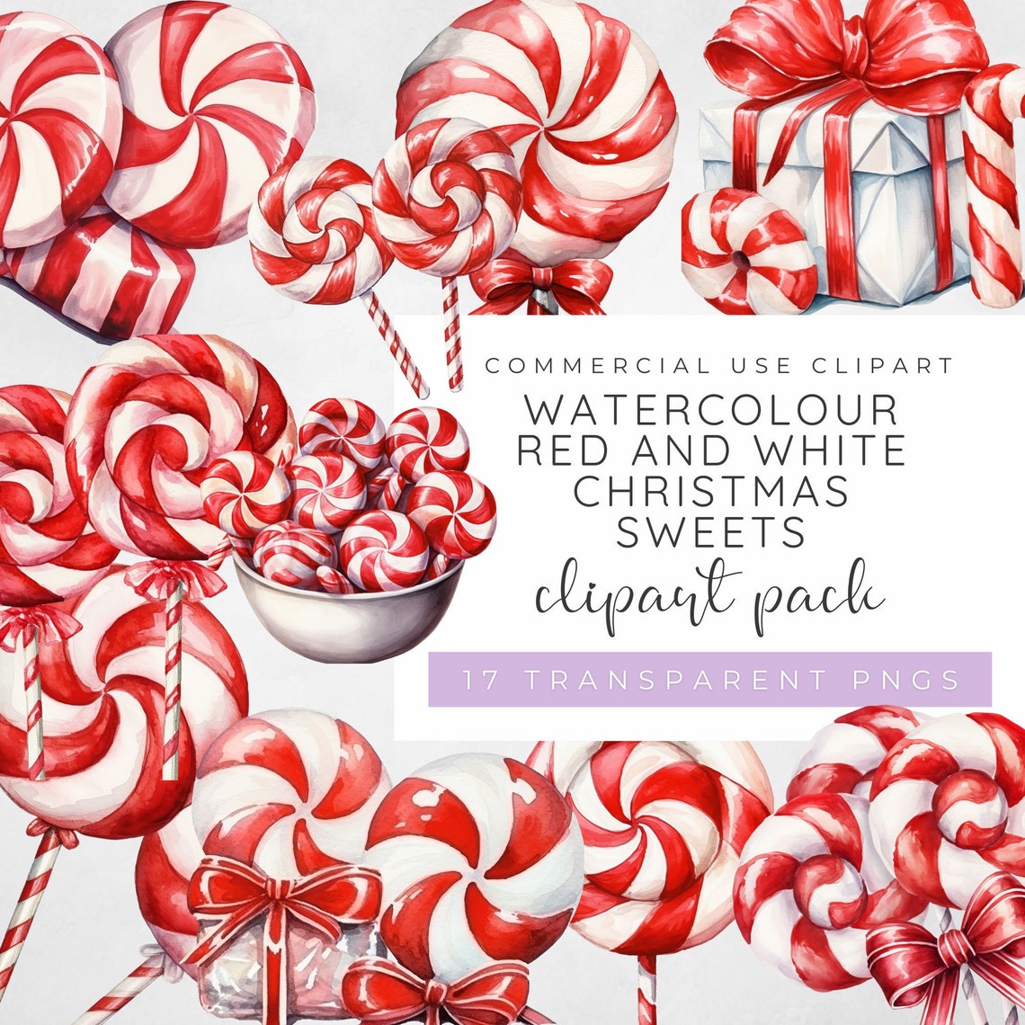Christmas Sweets Clipart, Christmas Candy Cane Clipart, Christmas ...
