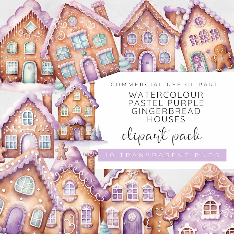 Pastel Gingerbread House - Etsy