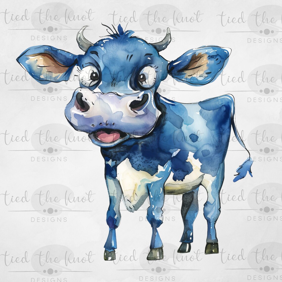 Quirky Cow, Crazy Cow PNG, Quirky Farm Animals Clipart, Farmyard Animal ...