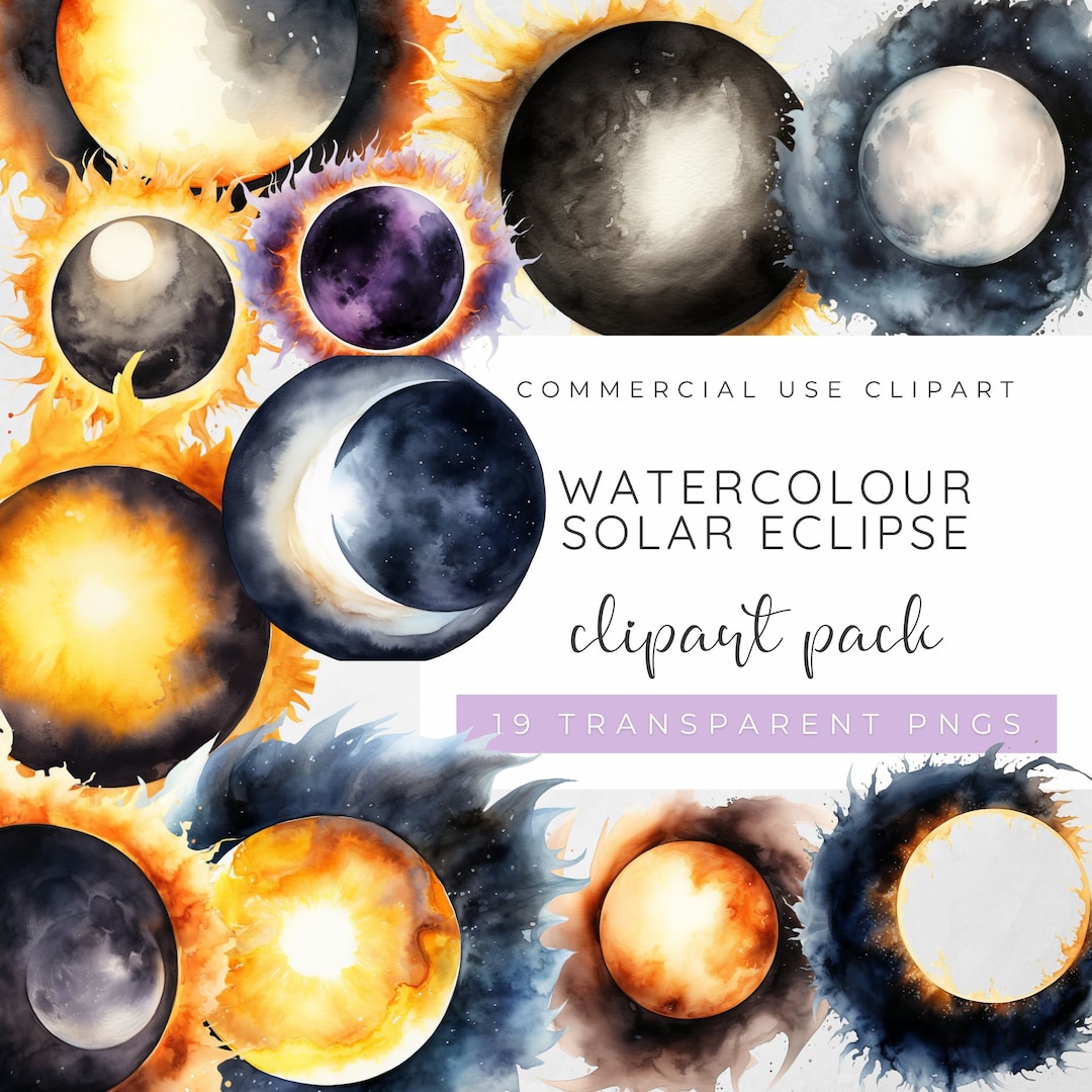 Solar Eclipse Clipart, Lunar Eclipse, Solar Eclipse PNG, Sun and Moon ...
