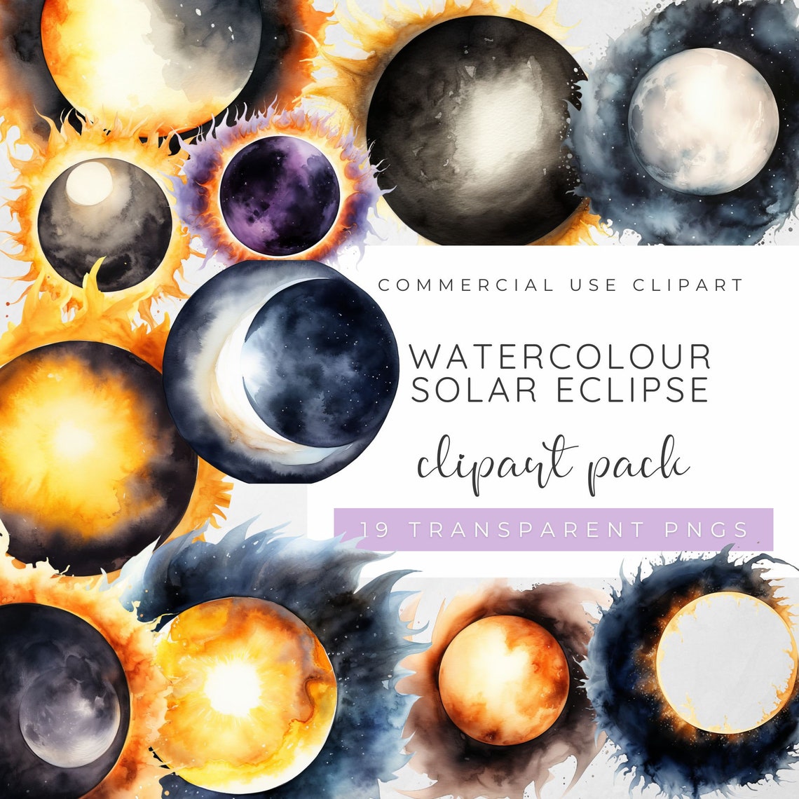 Solar Eclipse Clipart, Lunar Eclipse, Solar Eclipse PNG, Sun and Moon ...