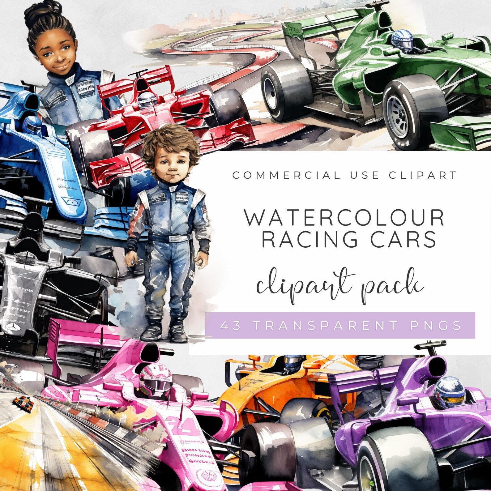 Racing Car Clipart, Red Racing Car, Boy Racer, Girl Race Car ...