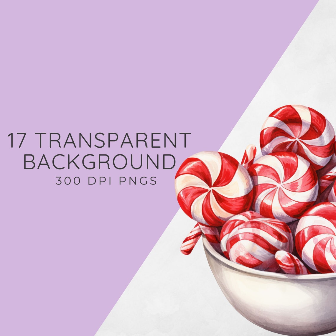 Christmas Sweets Clipart, Christmas Candy Cane Clipart, Christmas ...