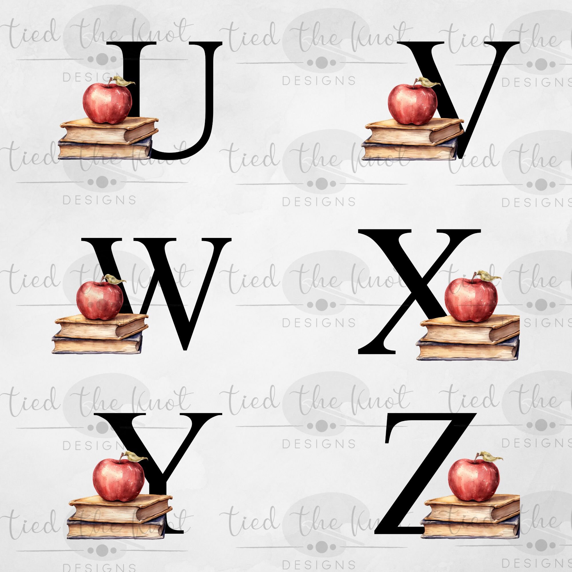 School Alphabet PNG, Red Apple Clipart, Black Alphabet, School Teacher ...