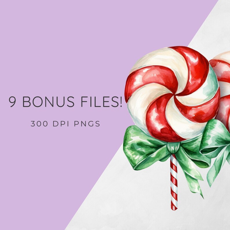 Christmas Sweets Clipart, Christmas Candy Cane Clipart, Christmas ...