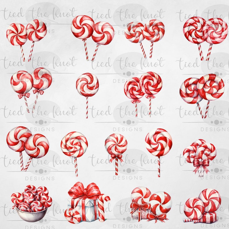Christmas Sweets Clipart, Christmas Candy Cane Clipart, Christmas ...