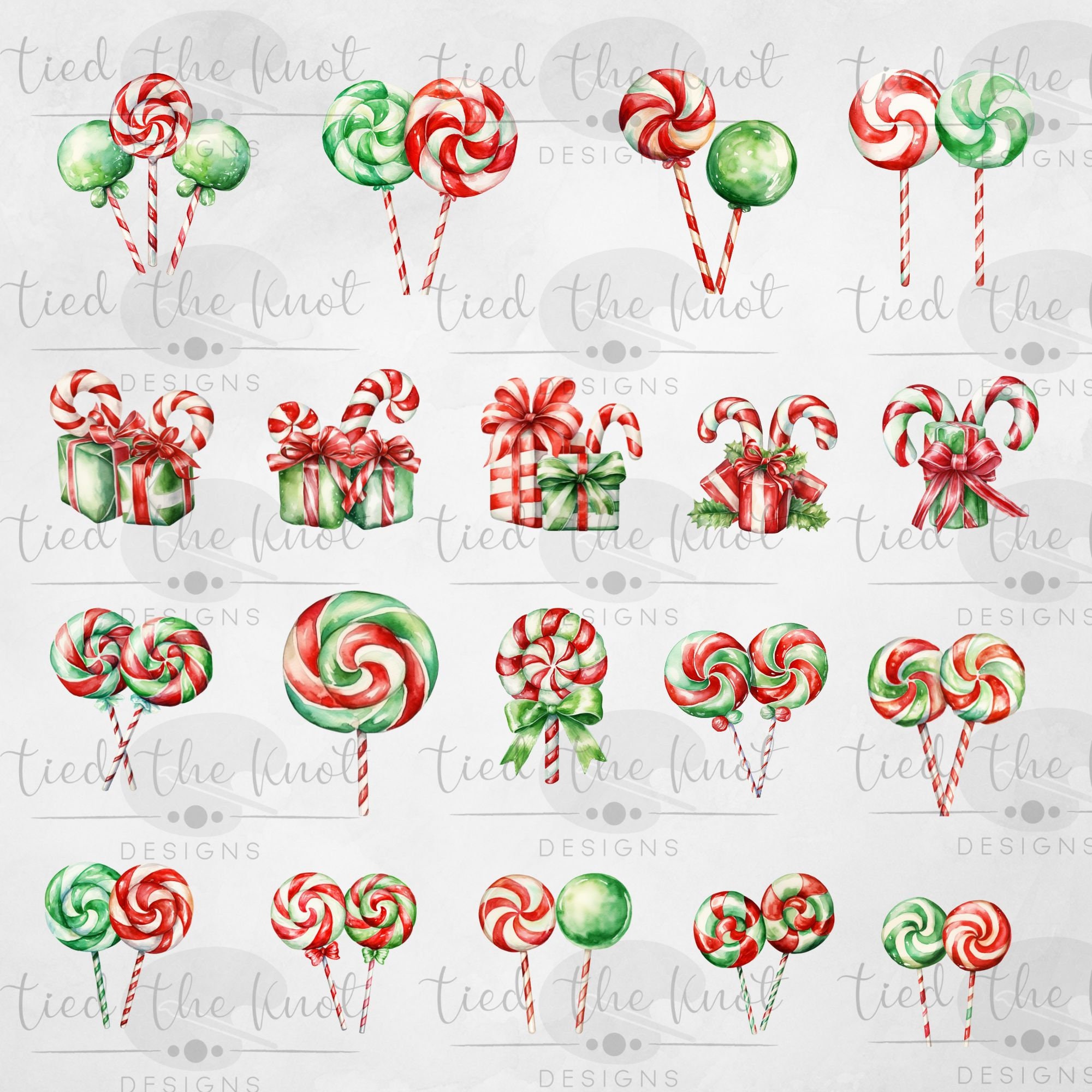 Christmas Sweets Clipart, Christmas Candy Cane Clipart, Christmas ...