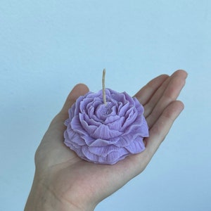Peony Candle / Scented Candle / Wedding Candle - Etsy