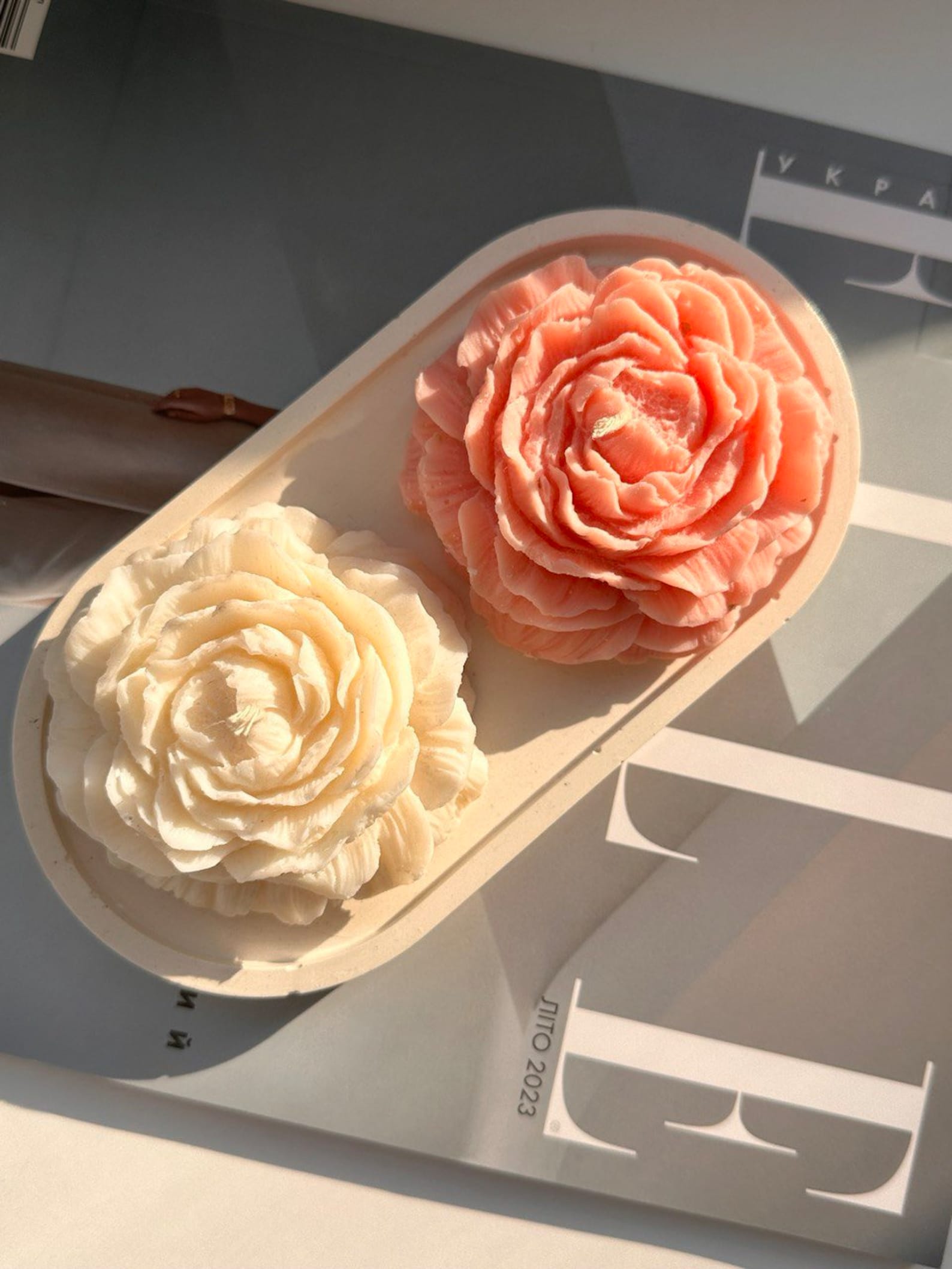 Peony Candle / Scented Candle / Wedding Candle - Etsy