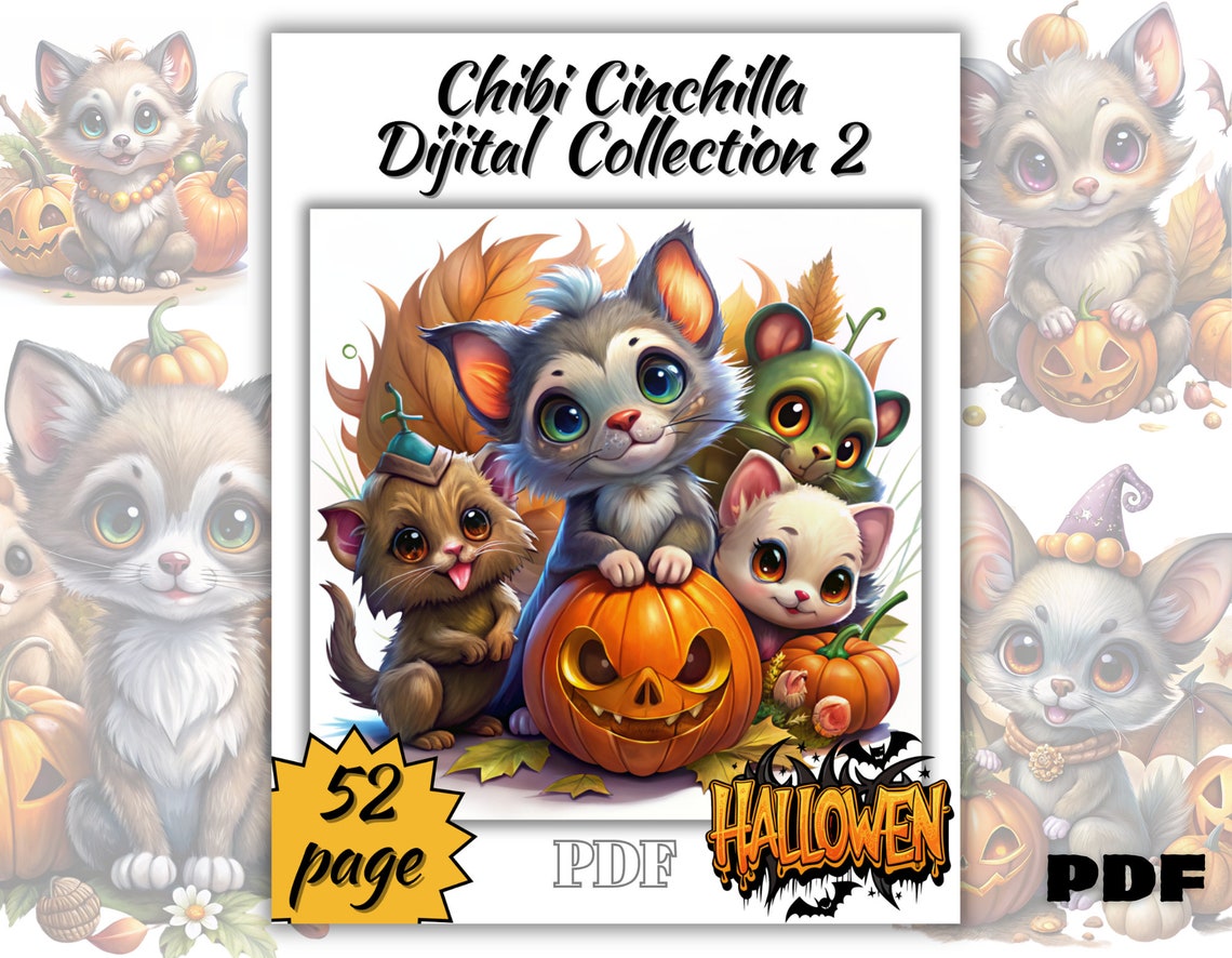 51 Chibi Chinchilla Collection Coloring Pages Printable Adult Coloring ...