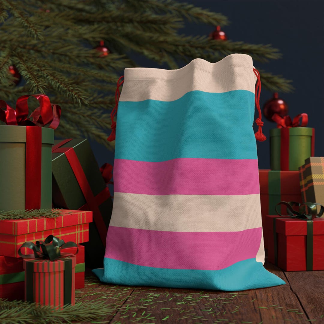 Transgender Pride Flag Gift Bag, Rainbow LGBT Pride, LGBTQ+ Gift, Small ...