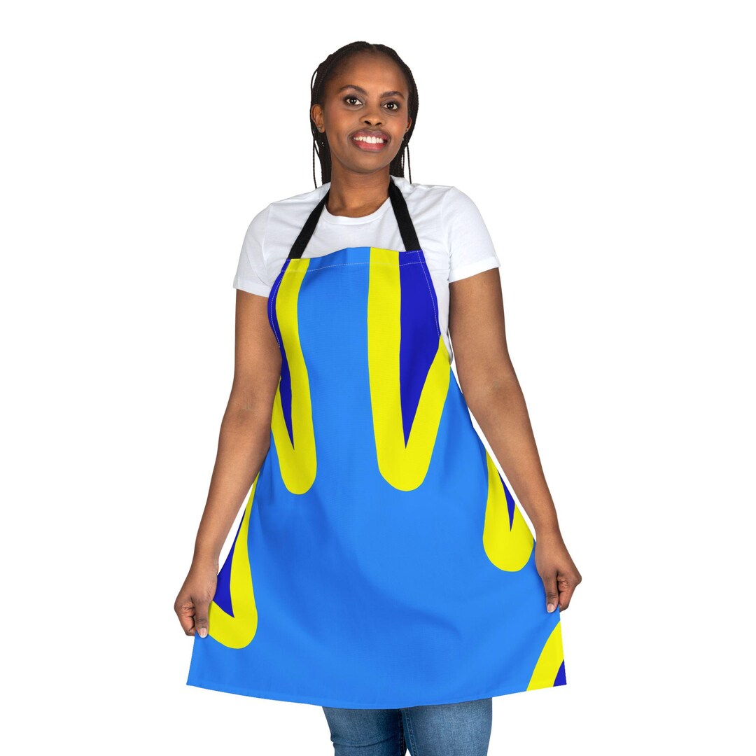 Apron, Deaf Awareness Pride Flag Cooking Baking Kitchen Adjustable Neck ...