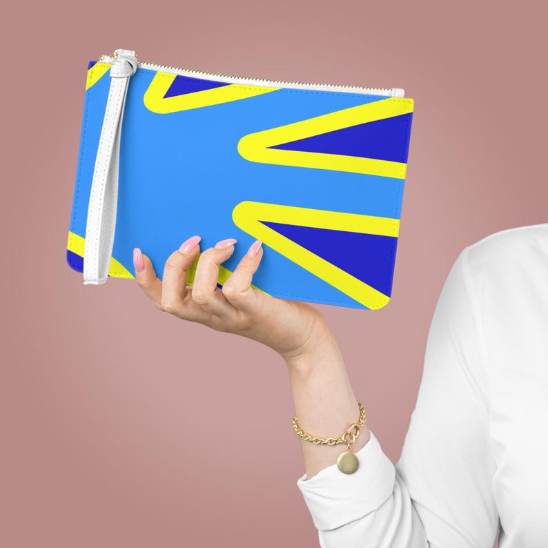 Deaf Awareness Pride Flag Clutch Bag, Handbag for Deaf Pride, Deafness ...