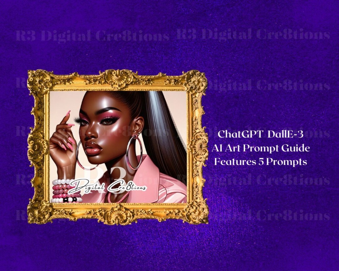 CHATGPT DALLE 3 Prompt Guide, AI Art, Digital Designs, Customizable Art ...