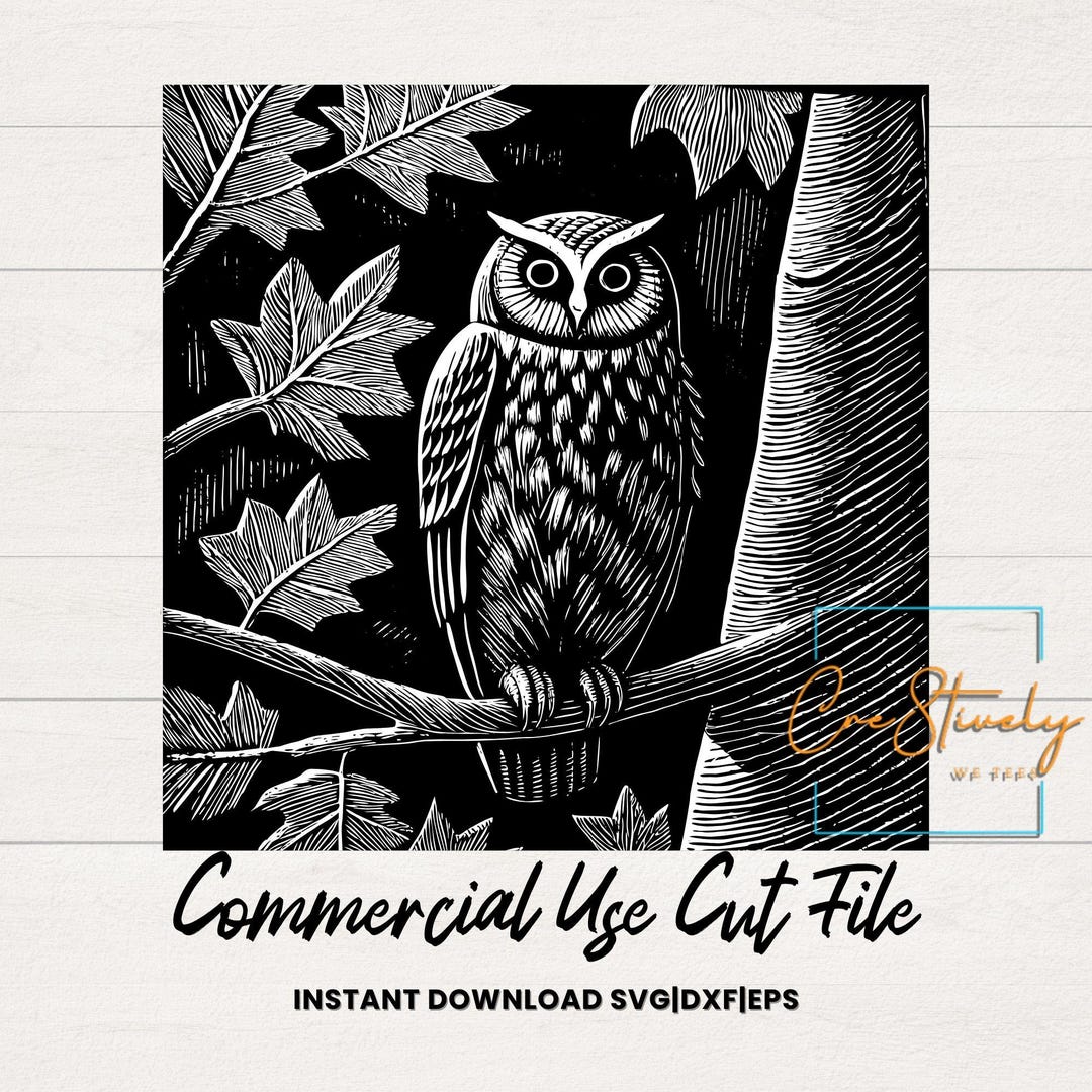 Fall Owl Svg, Owl Vector, Autumn Designs, Wildlife Clipart, Forest ...