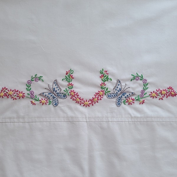 Embroidered Pillowcases - Etsy