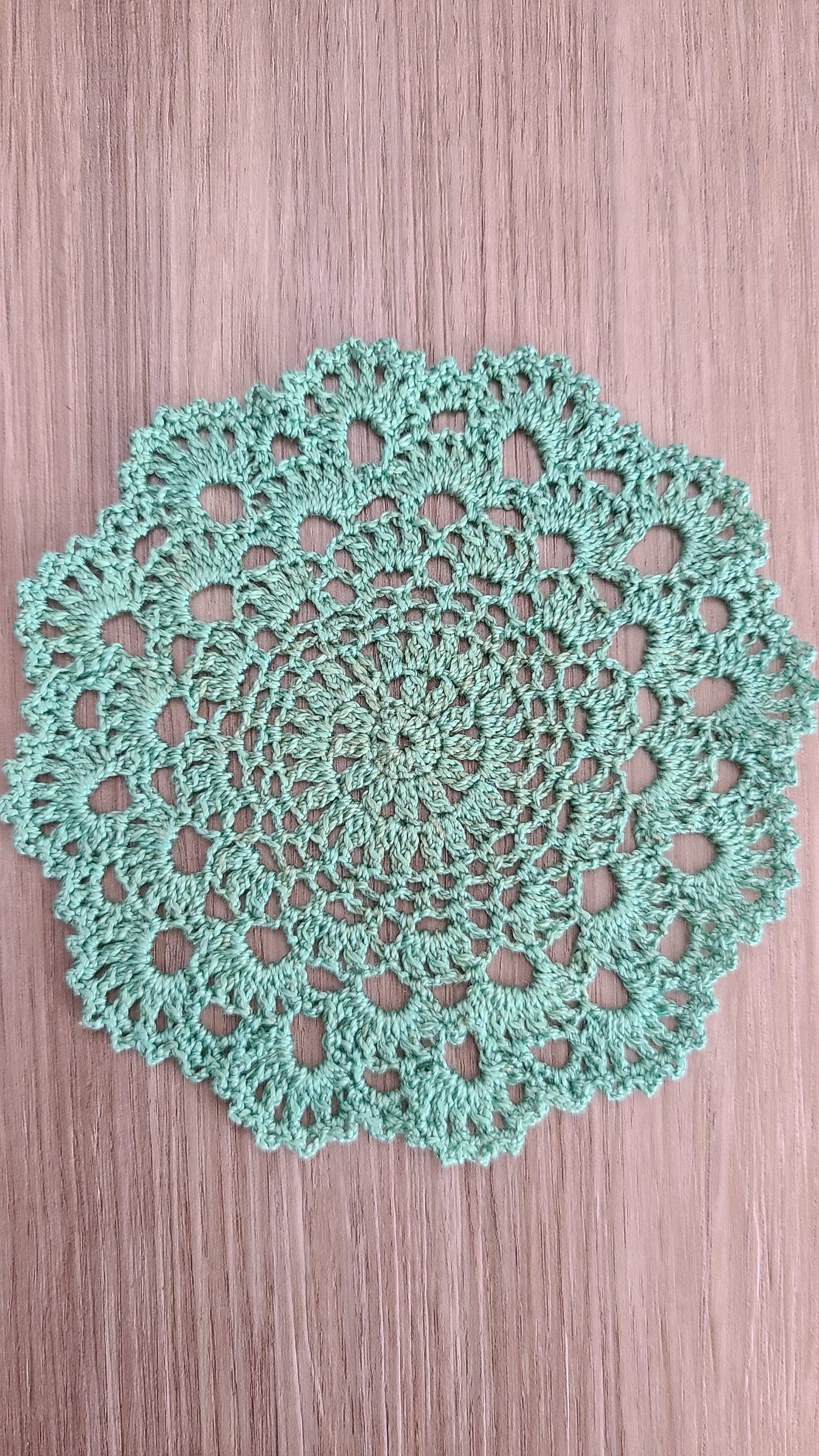 Crocheted Doily Centerpiece Pear Blossom Small - Etsy