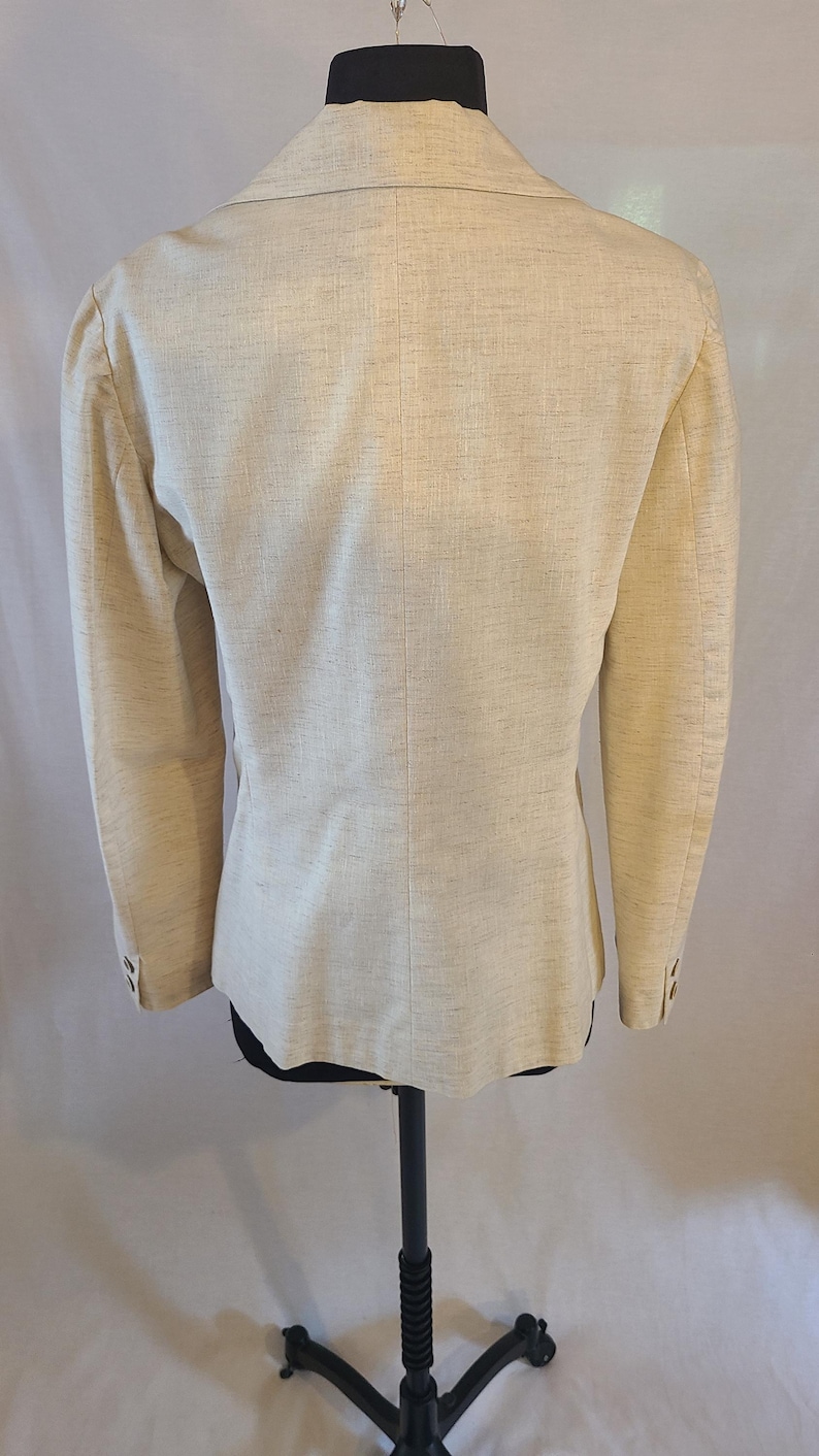 Vintage 1980s Cream Linen Blazer - Size Small - Etsy