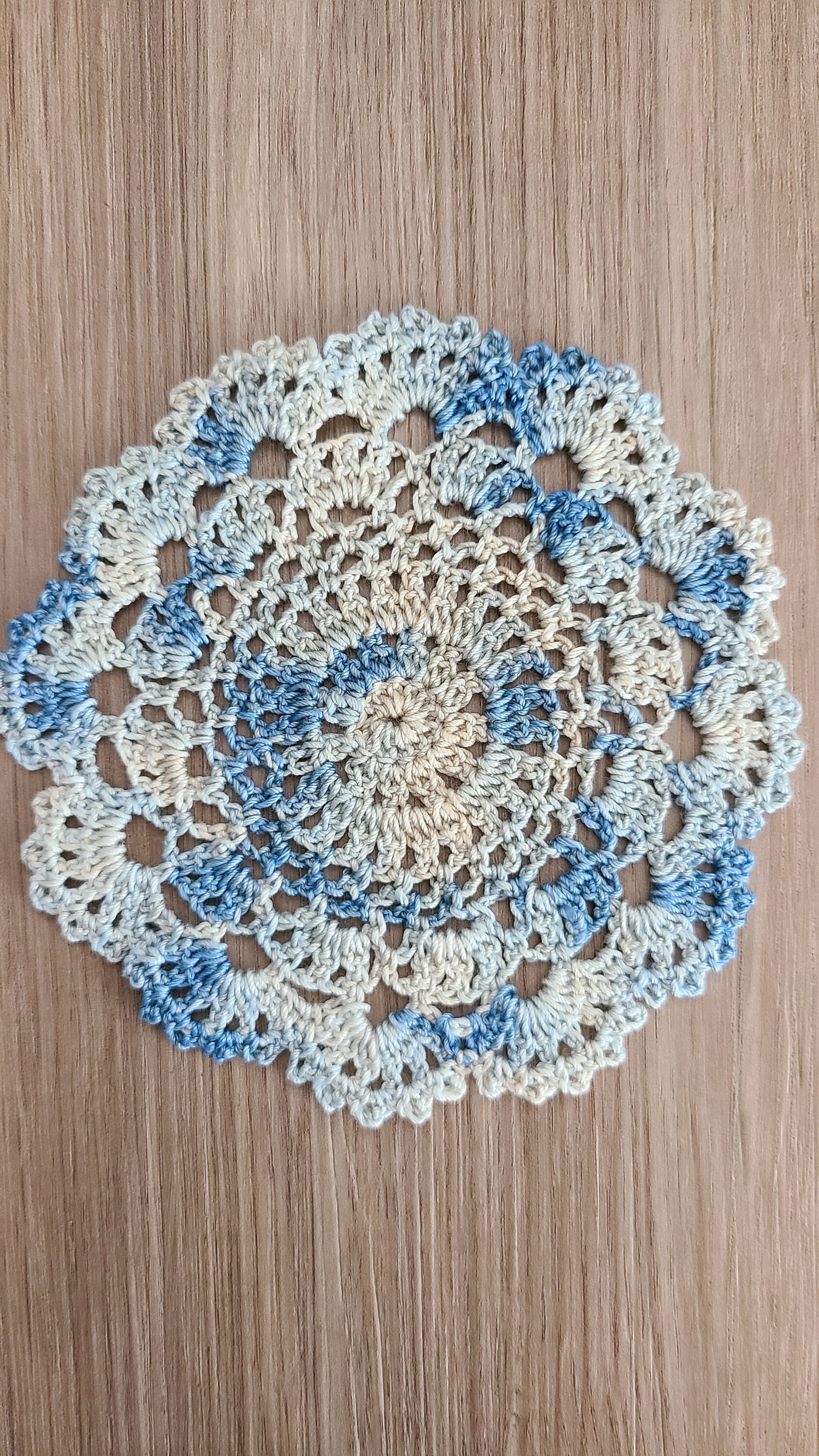 Crocheted Doily Centerpiece Pear Blossom Small - Etsy