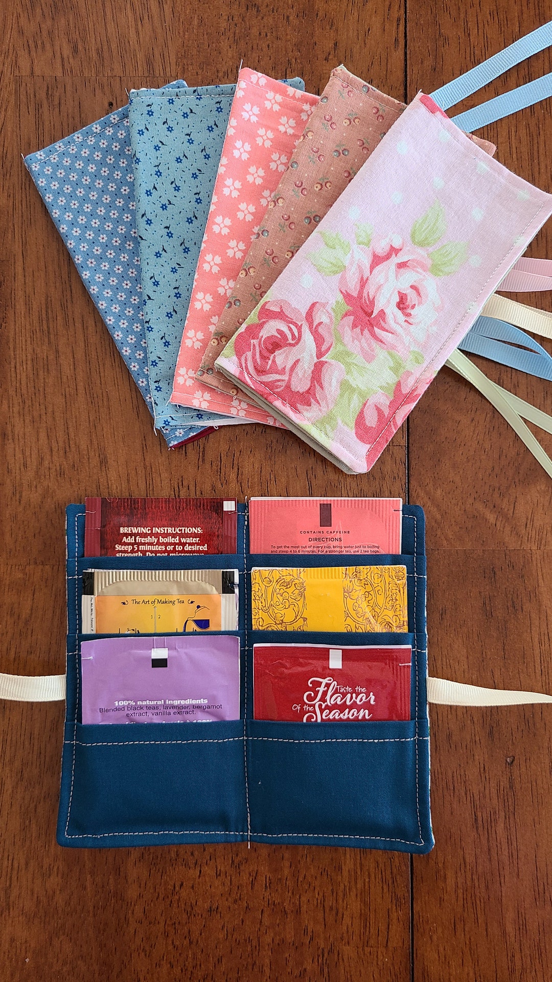 Tea Bag Wallet - Tea Bag Holder - Etsy