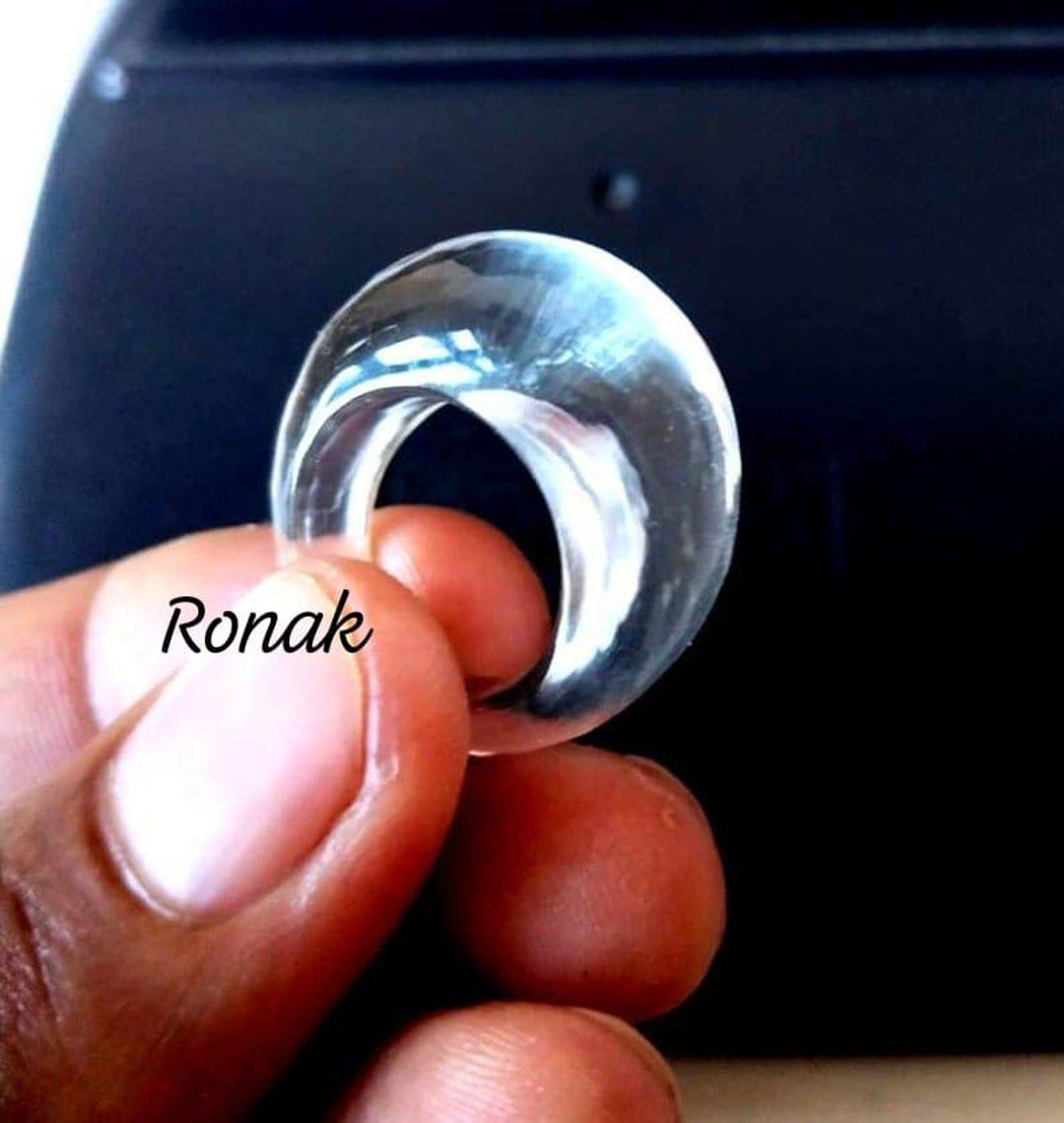 Clear Crystal Ring, Healing Gemstone , Crystal Ring, Statement Ring ...