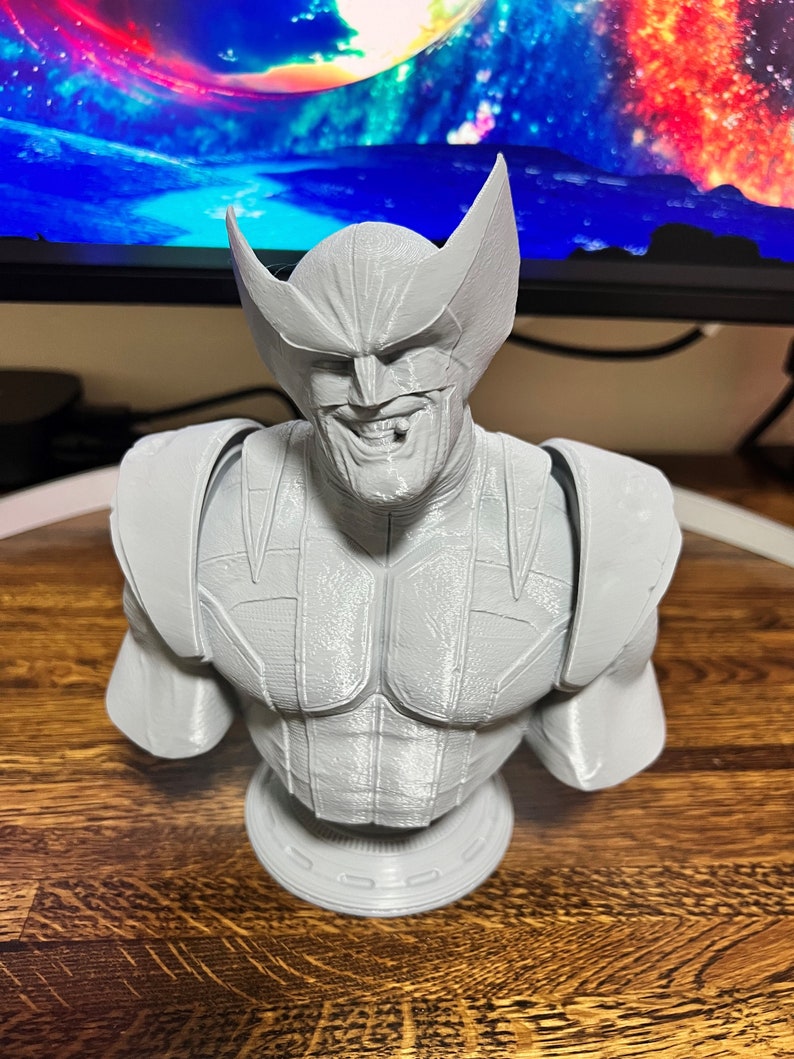 Wolverine Bust Marvel 3D Printed - Etsy