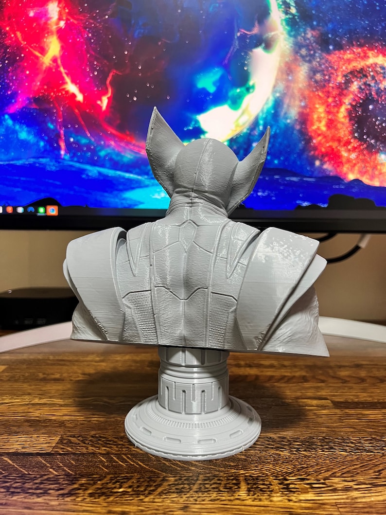 Wolverine Bust Marvel 3D Printed - Etsy