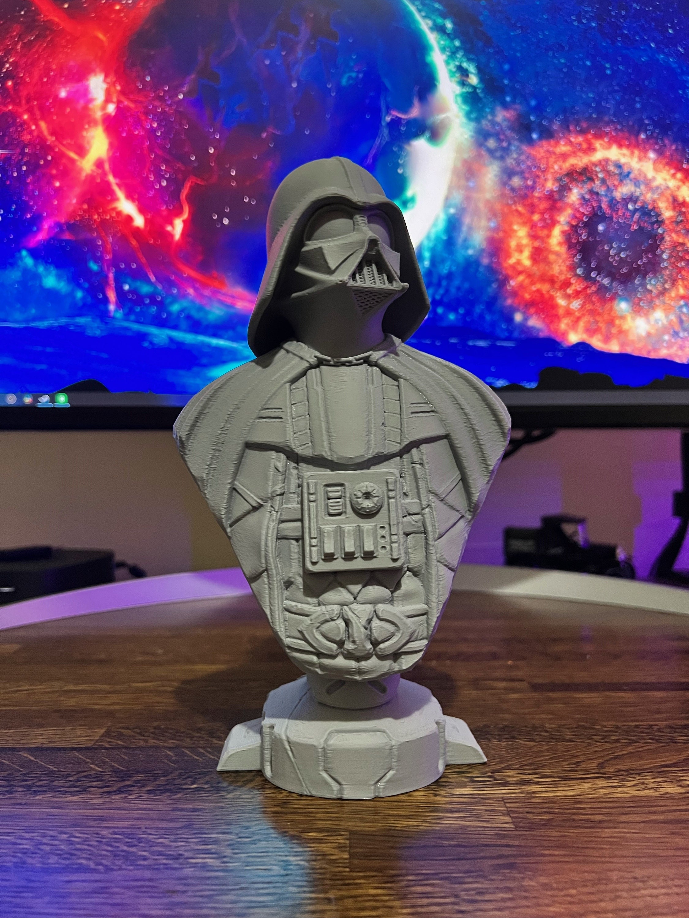 Darth Vader Bust Star Wars 3D Printed - Etsy