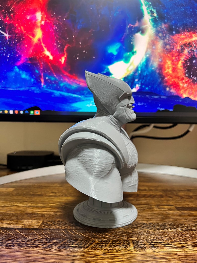 Wolverine Bust Marvel 3D Printed - Etsy