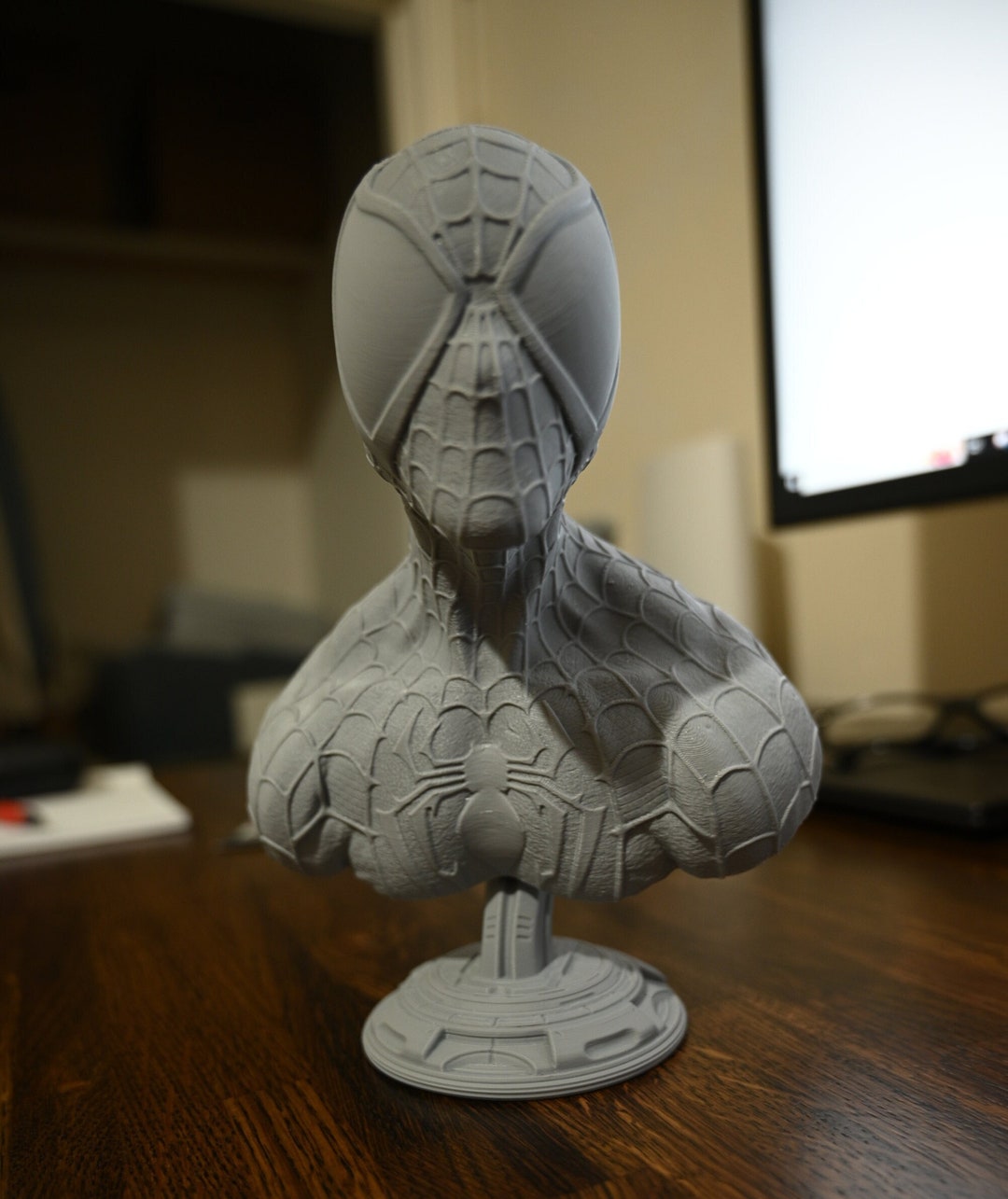 Spider-man Decorative Bust | Marvel | 3D Printed - Etsy