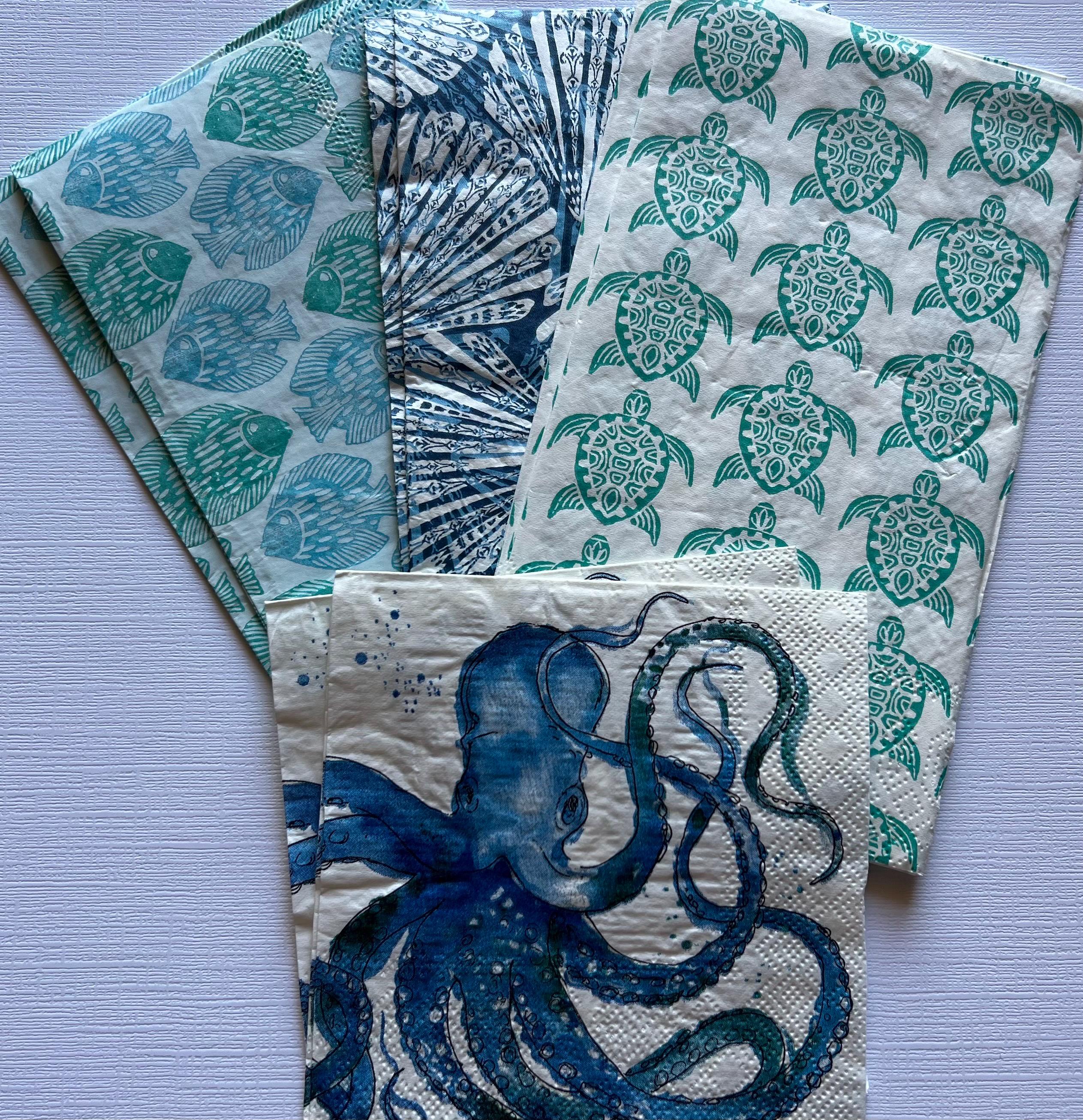 58 Paper Napkins (29 Different Designs) for Decoupage Crafts ...