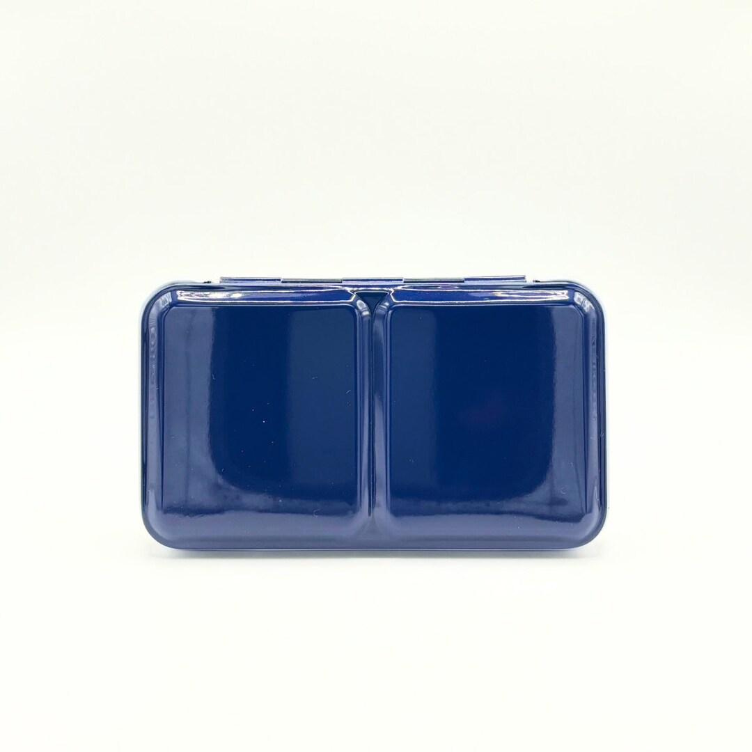 Empty Metal Watercolor Box 12 Colors Navy Blue lady Blue - Etsy