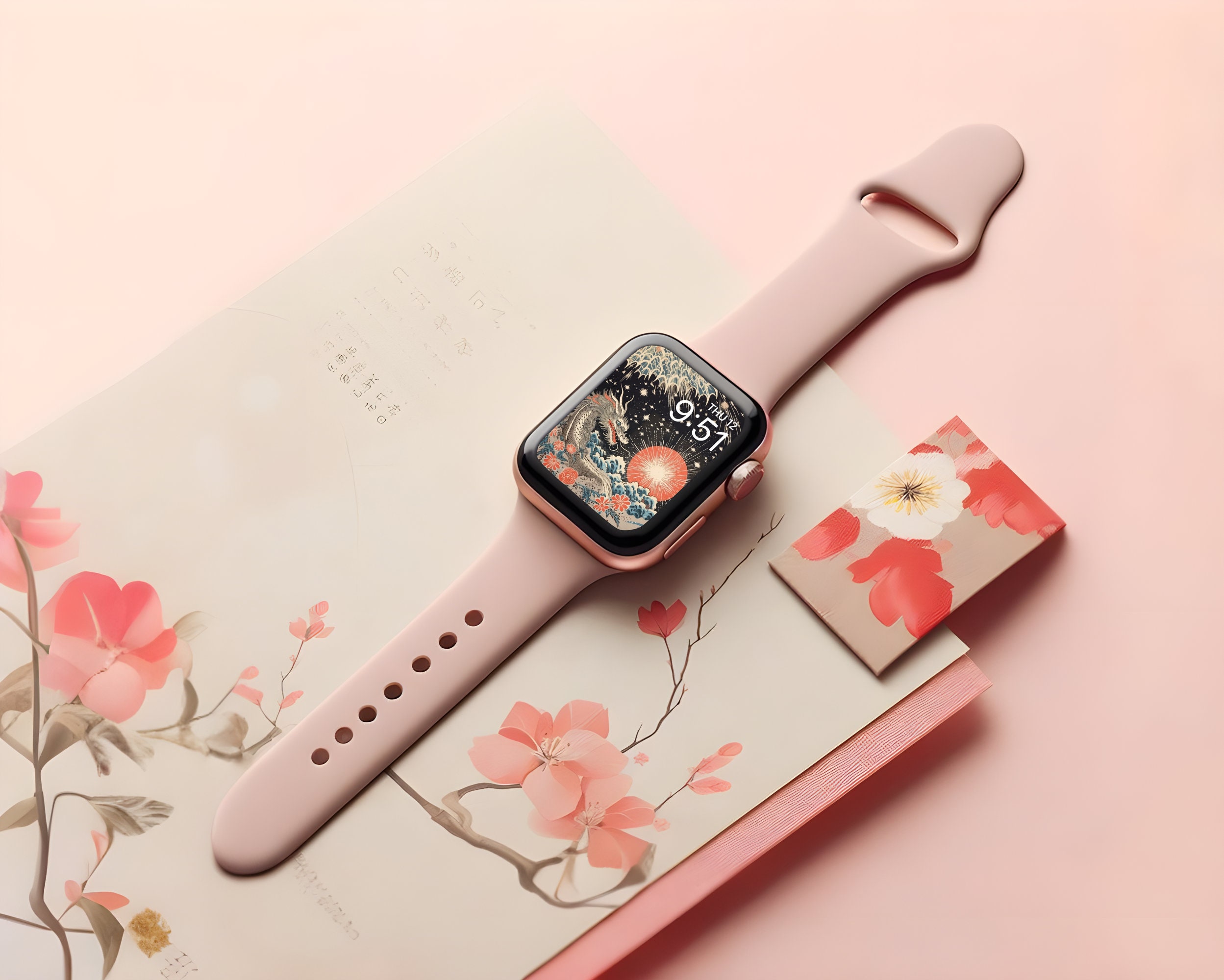 Chinese Dragon Apple Watch Wallpaper, Japanese Smartwatch Face, Year of ...