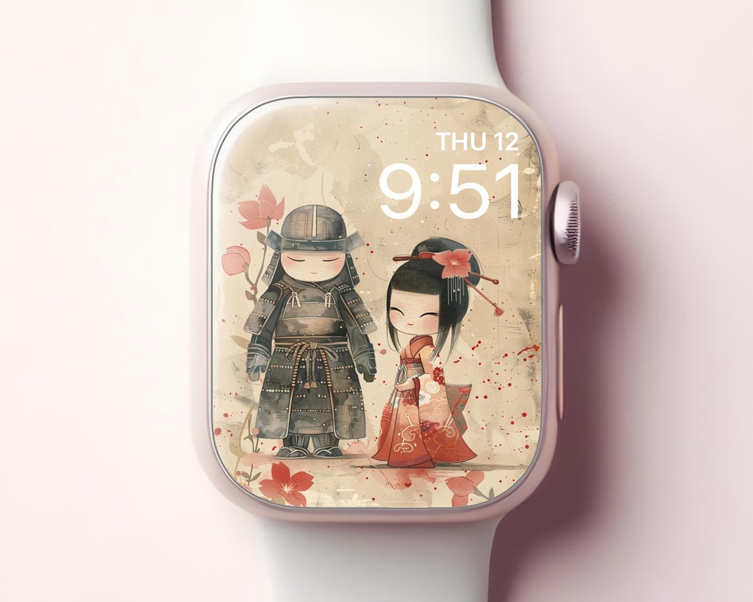 Samurai and Geisha Watch Wallpaper, Cute Anime Japanese Style ...